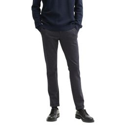 Tom Tailor Chinohose slim mit Viskose und Stretch navy white grindle wave 33 - Länge 34 Länge 34 33 Chino von Tom Tailor