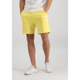 Alpha Industries Sweatshorts »Organics Jogger Short« organic yellow 4XL - Normalgrößen Normalgrößen 4XL Außenliegender Kordelzug