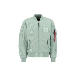Alpha Industries Bomberjacke »MA-1 Patch« dusty green M M Flight Nylon Stoff