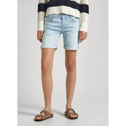 Pepe Jeans Slim-fit-Jeans »Shorts SLIM SHORT MW« bleach destr 32 - N-Gr N-Gr 32 Shorts von Pepe Jeans