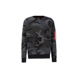 Alpha Industries Sweater »X-Fit Sweat Camo« black camo XL XL Flag Label am linken Ärmel