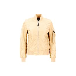 Alpha Industries Bomberjacke »MA-1 VF Light W« apricot XS XS Flight Nylon Stoff