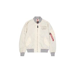 Alpha Industries Bomberjacke »MA-1 TTC Light« vintage white M M 2-Tone Nylon Stoff