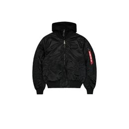 Alpha Industries Bomberjacke »MA-1 D-Tec Sleeve Embroidery« black/black XXL XXL Flight Nylon Stoff