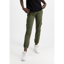 Alpha Industries Damen Cargohose &raquo;Cargo Field Pant Women&laquo; gr&uuml;n S, Normalgr&ouml;&szlig;en