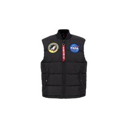 Alpha Industries Winterjacke »Puffer Vest NASA« black XL XL 2 Außentaschen mit Druckknopf
