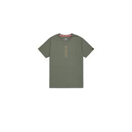 Alpha Industries T-Shirt »Alpha Puff Print T-Shirt« dark olive XS XS Single Jersey Stoff