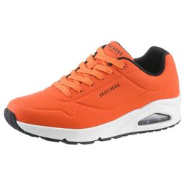Skechers Sneaker »Uno - Stand on Air« Freizeitschuh, Halbschuh, Schnürschuh mit Air-Cooled Memory Foam orange 47,5 47,5 Stylischer Sneaker mit...