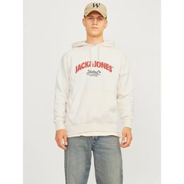 Jack & Jones JACK & JONES Kapuzensweatshirt &raquo;JORBRONX ARCH BIG SWEAT HOOD&laquo; Antique White L L Sweater von Jack & Jones