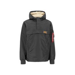 Alpha Industries Anorak »HPO Anorak« greyblack XXL XXL Flight Nylon Stoff