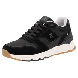 RIEKER SPORT Sneaker, Schnürschuh, Halbschuh, Freizeitschuh mit Soft-Innensohle schwarz 46 46 Sneaker im trendigen Design