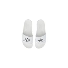 Alpha Industries Badeschuh »Alpha Slider« white 46 46 Geriffelte Sohle