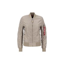 Alpha Industries Bomberjacke »MA-1 TT Light W« vintage sand S S TT-Nylon Stoff