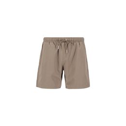 Alpha Industries Shorts »Hydrochromic AOP Swimshort« olive M - Normalgrößen Normalgrößen M Außenliegender Kordelzug mit geprägten Ösen