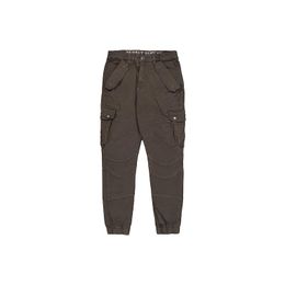Alpha Industries Cargohose »Combat Pant« greyblack 33 - Normalgrößen Normalgrößen 33 Twill Stretch Stoff