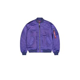 Alpha Industries Bomberjacke »MA-1 CS« night purple XXL XXL Flight Nylon Stoff