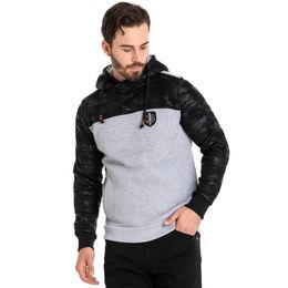 Cipo & Baxx CIPO & BAXX Kapuzensweatshirt grey XXL XXL Hoodie von Cipo & Baxx