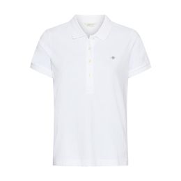 Gant Poloshirt »Slim Shield Cap Logo Polo« WHITE XXL XXL Poloshirt von Gant Women