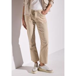 Street One Bootcut-Jeans Barely Beige 34 - Länge 28 Länge 28 34 Bootcut-Jeans von Street One