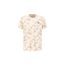 Alpha Industries T-Shirt »Backprint T-Shirt Camo« sand camo 3XL 3XL Single Jersey Stoff