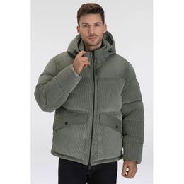 BOSS Orange Steppjacke »Odope« mit Kapuze Label-Badge am Ärmel Open Grey076 50 50 Jacke von BOSS Orange Menswear