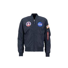 Alpha Industries Bomberjacke »MA-1 TT NASA Reversible II« rep.blue XS XS Utility Pocket und RBF Tag