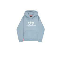 Alpha Industries Hoodie »Basic Hoodie BL« greyblue 4 XL 4 XL Brushed Fleece Stoff