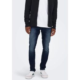 Only & Sons ONLY & SONS Slim-fit-Jeans »ONSLOOM SLIM D. BLUE 7777 DNM JEANS OT« Dark Blue Denim 30 - Länge 32 Länge 32 30 Slim-Fit-Jeans schmiegt sich perfekt...