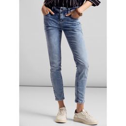 Street One Skinny-fit-Jeans »Style YORK« im Five-Pocket Style light blue random wash 25 - Länge 28 Länge 28 25 Jeans von Street One