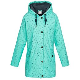 ANKERGLUT Regenjacke »Friesennerz HALIFAX ANCHOR WOMEN« auch in Großen Größen erhältlich türkis 36/38 (M) 36/38 (M) Maritimer Regenmantel im...