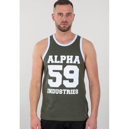 Alpha Industries Muskelshirt »59 Tank« dark olive M M Top "59 Tank"