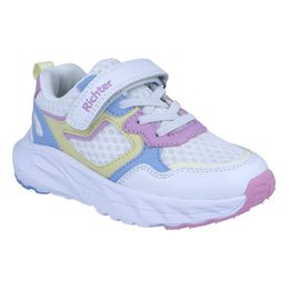 Richter Sneaker &raquo;Jumper WMS: Weit&laquo; Freizeitschuh mit Logoverzierung, Gr&ouml;&szlig;enschablone zum Download white/sky/lemona/rosa 28 28 Sneaker mit...