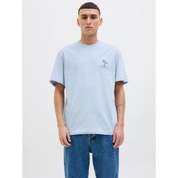 Jack & Jones JACK & JONES Rundhalsshirt »JJSUMMER VIBES TEE SS CREW NECK LN« Chambray Blue S S T-Shirt von Jack & Jones