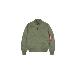 Alpha Industries Bomberjacke »MA-1 TT Light« sage-green 5 XL 5 XL Flight Nylon Stoff