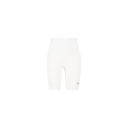 Alpha Industries Sweatshorts »Basic Bike Shorts SL FP Wmn« white/yellow gold M - Normalgrößen Normalgrößen M Elastischer Beinabschluss