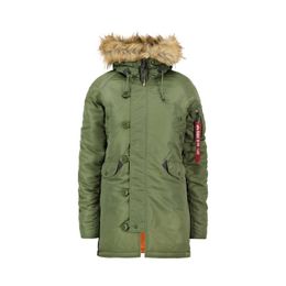 Alpha Industries Winterjacke »N-3B VF 59 Vintage Fit W« sage-green L L Flight Nylon Stoff