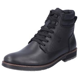 Rieker Winterstiefelette, Schnürstiefelette, Boots mit TEX-Membran, schmale Form schwarz 47 47 Schnürstiefelette mit gespolstertem Schaftrand