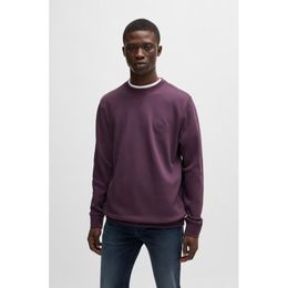 BOSS Orange Sweatshirt &raquo;Westart&laquo;, mit BOSS Logopatch Open Purple543 3XL 3XL Sweater von BOSS Orange Menswear