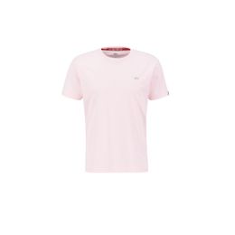 Alpha Industries T-Shirt »Unisex EMB T-Shirt« pastel pink XL XL Flag Label auf dem linken Ärmel