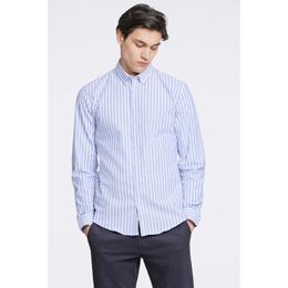 LINDBERGH Langarmhemd mit Streifenmuster BLUE XL - N-Gr N-Gr XL Hemd von LINDBERGH
