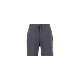 Alpha Industries Shorts »Alpha Puff Print Short« vintage grey XS - Normalgrößen Normalgrößen XS Brushed Fleece Stoff