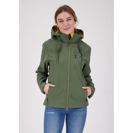 ANKERGLUT Softshelljacke &raquo;freude WMN&laquo; mit abnehmbarer Kapuze dunkelgr&uuml;n 36/38 (M) 36/38 (M) Hoher Tragekomfort durch aktiven Thermoausgleich