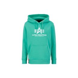 Alpha Industries Hoodie »Basic Hoodie BL« atomic green 3XL 3XL Brushed Fleece Stoff