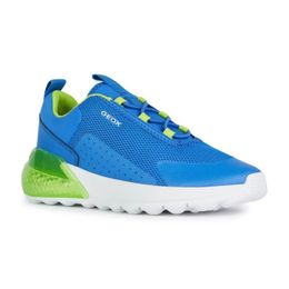 Geox Slip-On Sneaker »J ACTIVART ILLUMINUS« mit cooler Blinkfunktion blau-lemon 25 25 Sneaker von Geox zum Schlupfen
