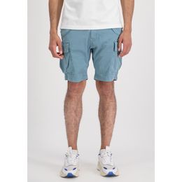 Alpha Industries Shorts »Airman Short« greyblue 30 - Normalgrößen Normalgrößen 30 Twill Stretch Stoff
