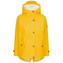 ANKERGLUT Regenjacke »Friesennerz HALIFAX KIDS« gelb 152 152 Maritimer Regenmantel mit warmen Fleecefutter
