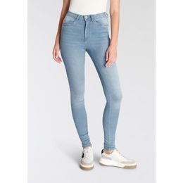 Only High-waist-Jeans »ONLROYA HW SKINNY BJ13964« im 5-Pocket-Design light blue denim XL (42) - Länge 30 Länge 30 XL (42) Stretch-Denim sorgt für...