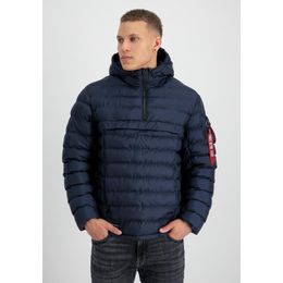 Alpha Industries Anorak »Puffer Anorak« ultra navy M M Polyester Ripstop Stoff