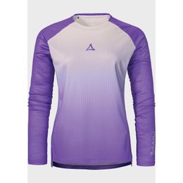 Schöffel SCHÖFFEL Funktionsshirt »Bike Longsleeve Style Koitere WMS« 3805 - lila 42 Sublimationsdruckverfahren sicher Atmungsaktivität des Stoffes