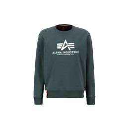 Alpha Industries Sweater »Basic Sweatshirt BL« navy green XS XS Brushed Fleece Stoff